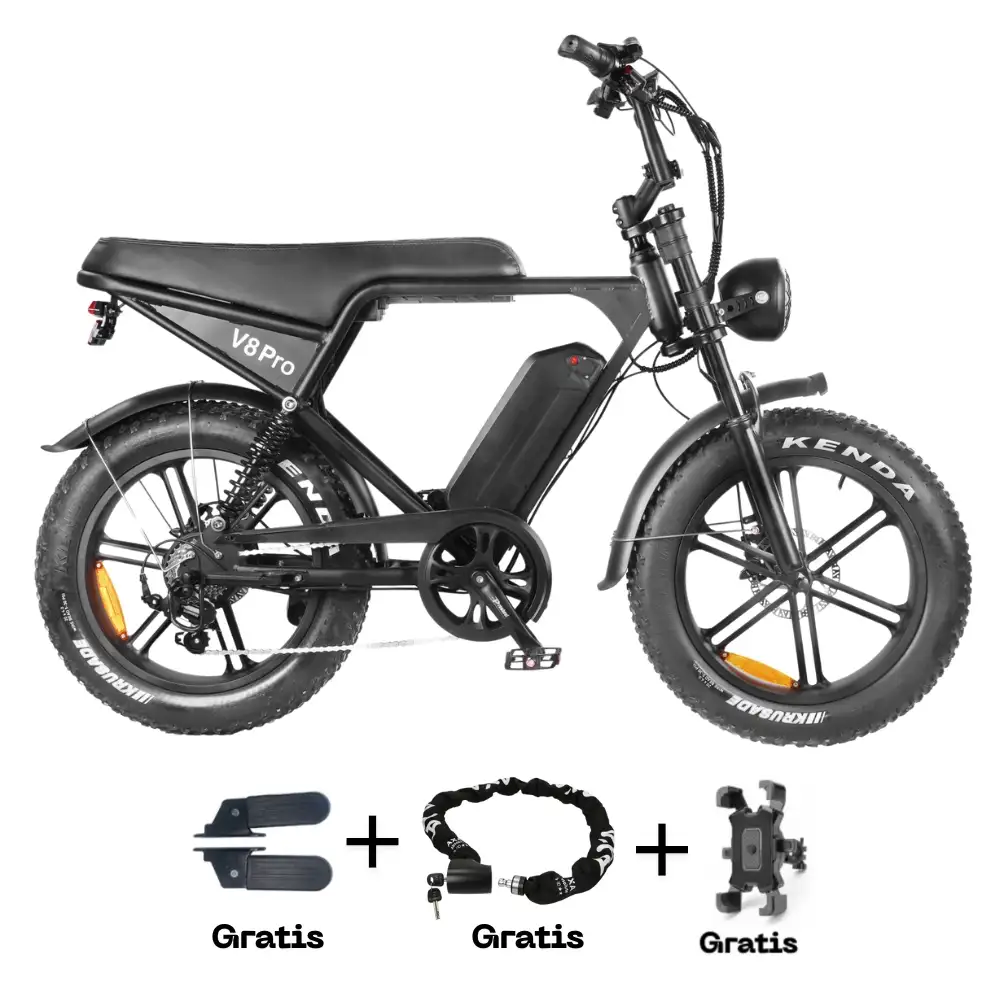 Ouxi C80 Pro | Zwart | 2025 | Elektrische fatbike | 250W - Fatbikes.nl